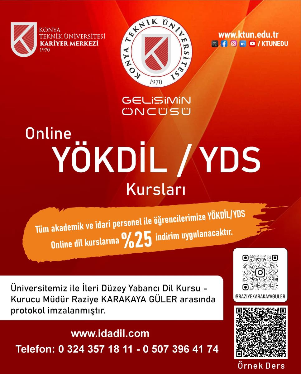 KTÜN - Konya Teknik Üniversitesi | Gelişimin Öncüsü